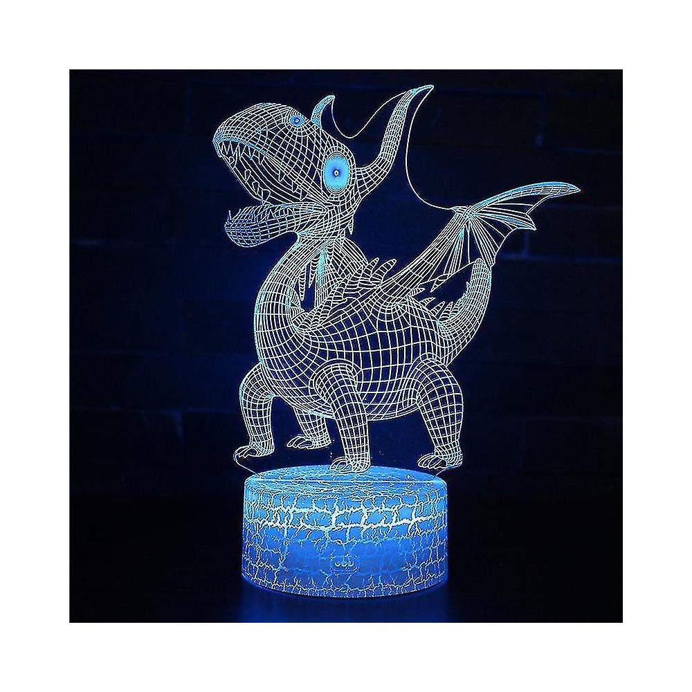 SLD - Lampada Illusione 3d 7 Colori Modifica Ottica Tocco Light Usb E ...