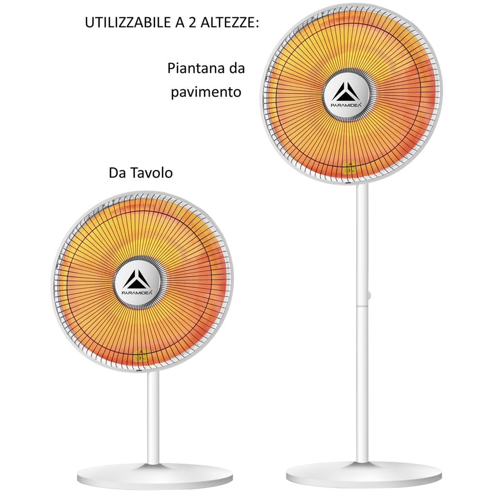 Pyramidea - SC800PT stufetta elettrica Interno Argento 1000 W - ePRICE