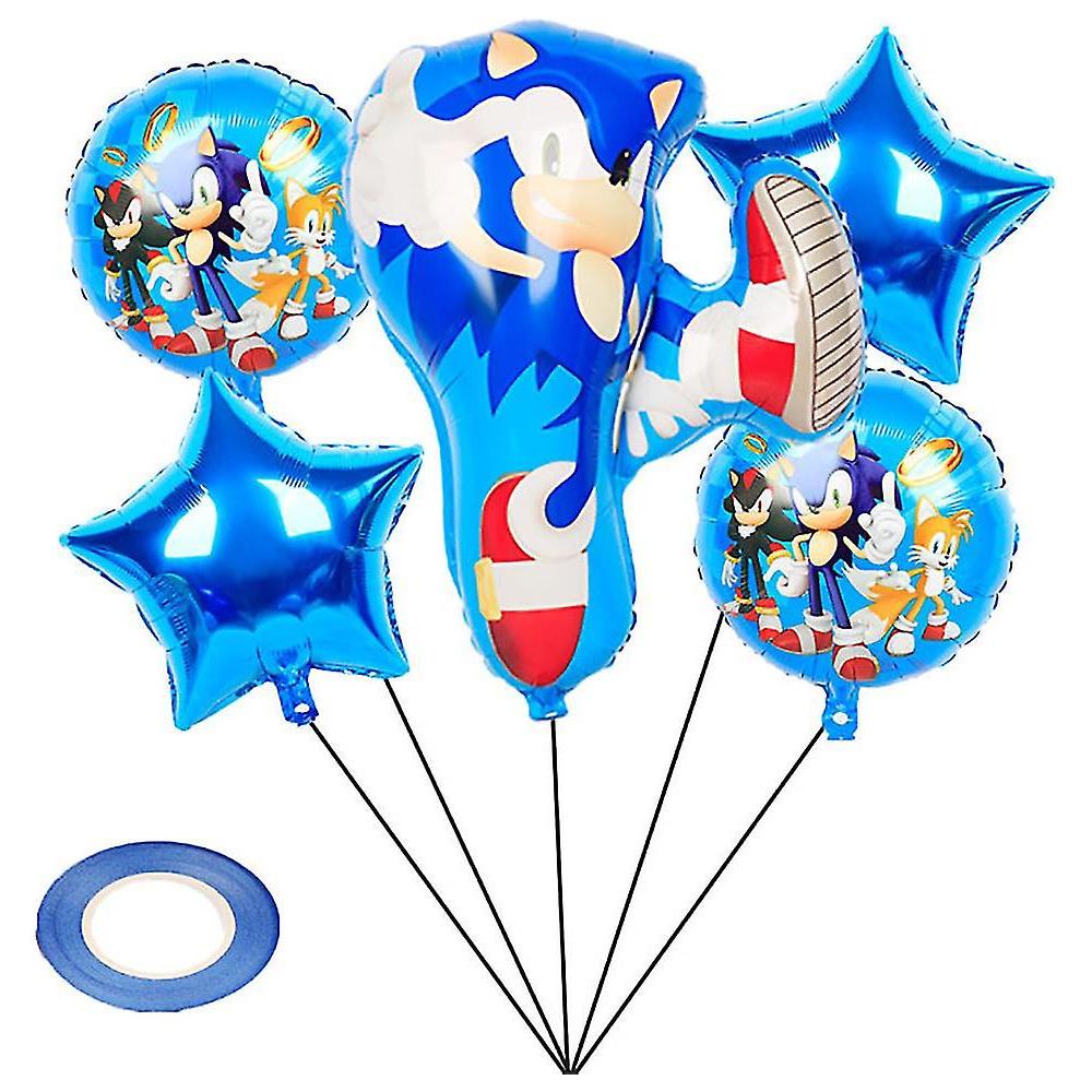 SLD - Sonic The Hedgehog Party Balloon Set Kids Kids Birthday ...