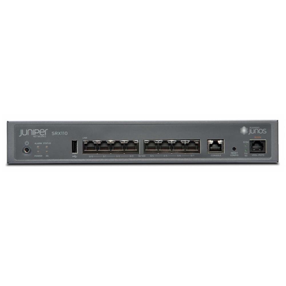 JUNIPER - SRX110 Base, 240 VAC, 256-bit AES, 3DES, SHA-1, Collegamento ...