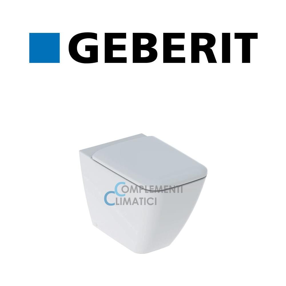 GEBERIT - Icon Square Wc A Pavimento Con Fissaggio Nascosto Rimfree ...