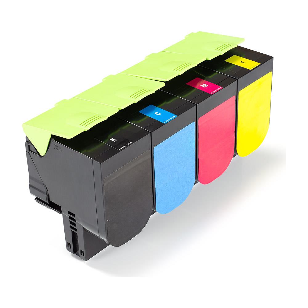 GREEN2PRINT - Toner Set, 4 Cartucce 1x 2500, 3x 2000 Pagine Sostituisce ...