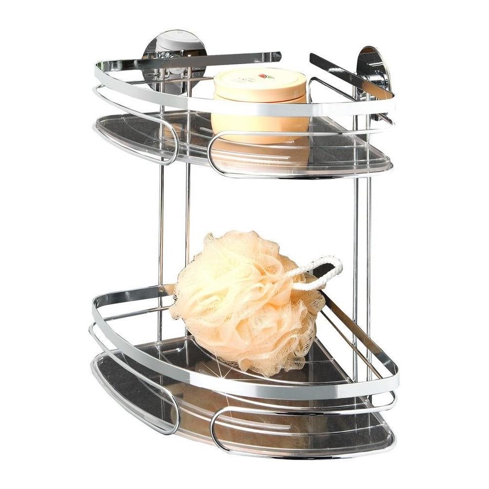 WENKO - Turbo-fix Mensola Bagno Angolare, 2 Livelli, Wenko - ePRICE