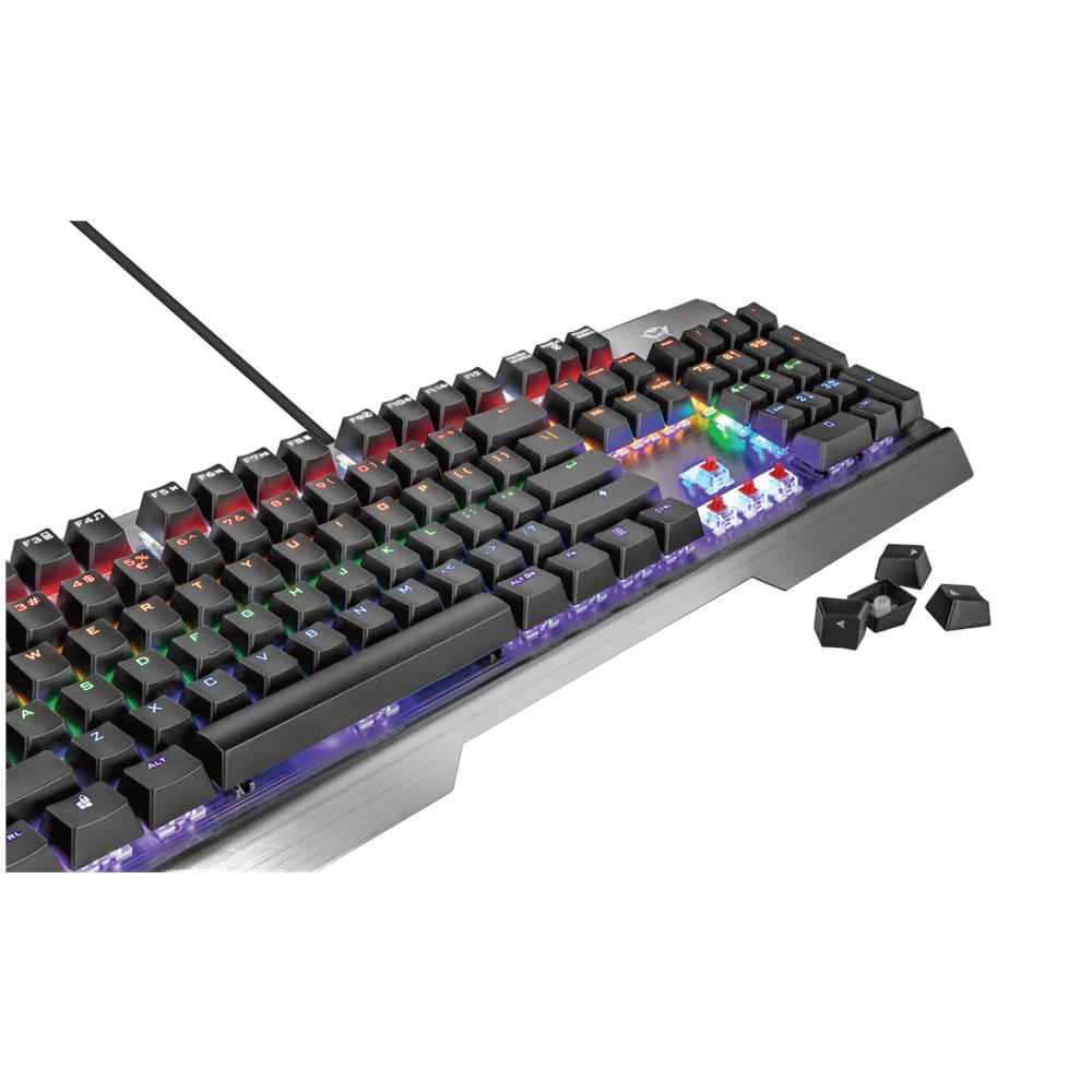 TRUST - Tastiera Gaming USB Meccanica GXT 877 Scarr Retroilluminata ...