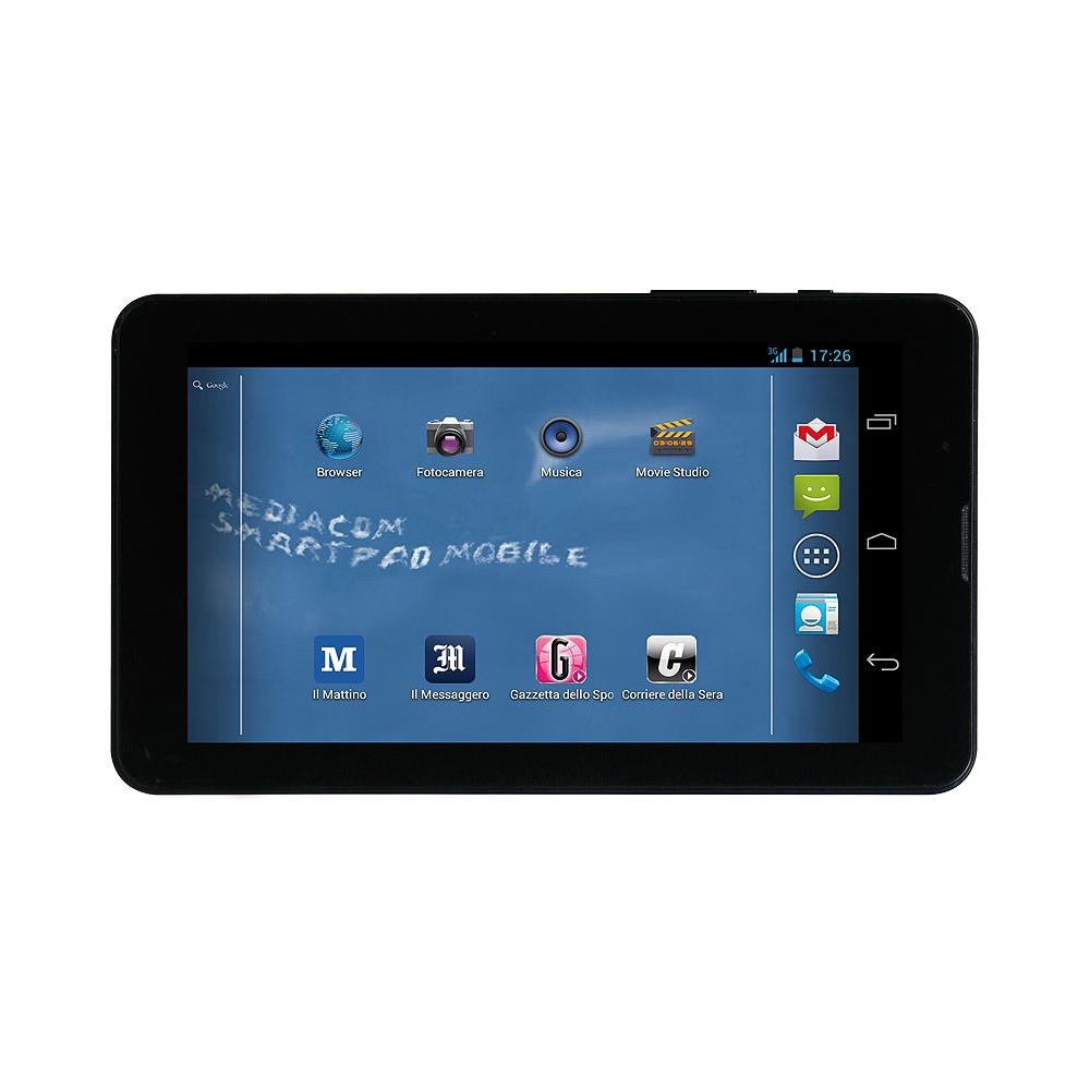 MEDIACOM - Tablet SmartPad Nero 7" Dual Core Memoria 4 GB +Slot MicroSD ...