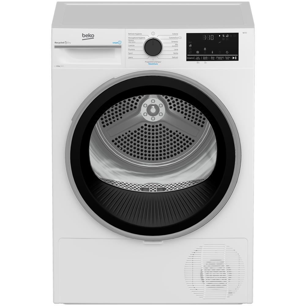 Beko - Asciugatrice BT3122IS Beyond Optisense 12 Kg Classe A++ Pompa di ...