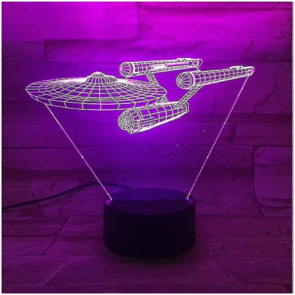 HTN - Luci Da Astronavi A Sette A Sette Colori 3d Light Light Trek Led ...