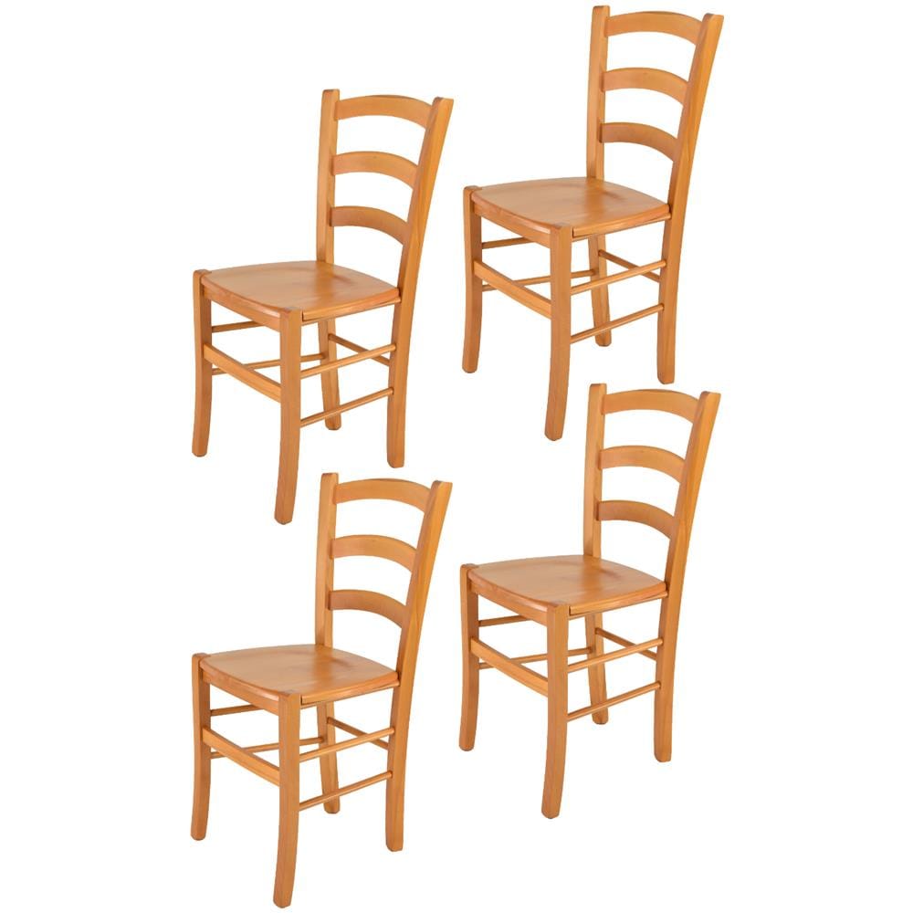T M C S - Tommychairs - Set 4 Sedie Modello Venice Per Cucina Bar E Sala Da Pranzo, Robusta ...