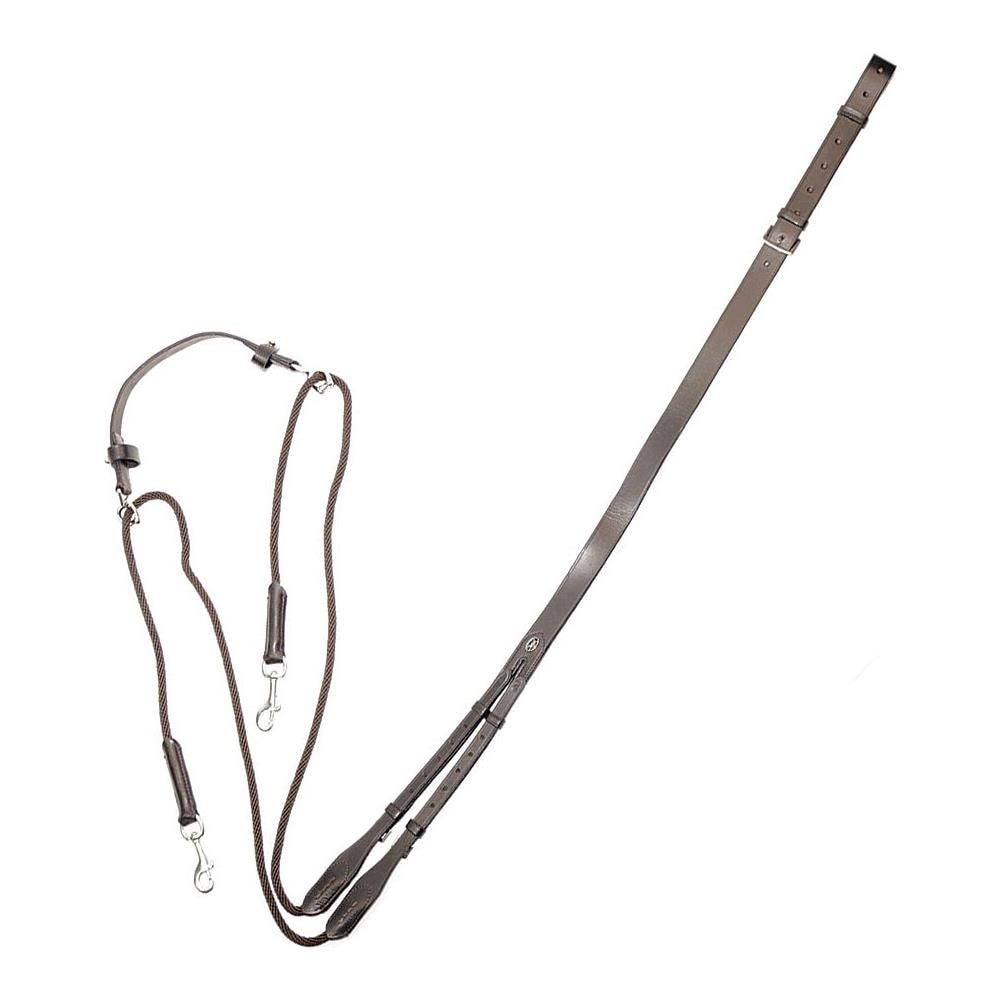 SUPREME - Chambon In Cuoio Regolabile Con Tiranti In Nylon E Fibbie ...