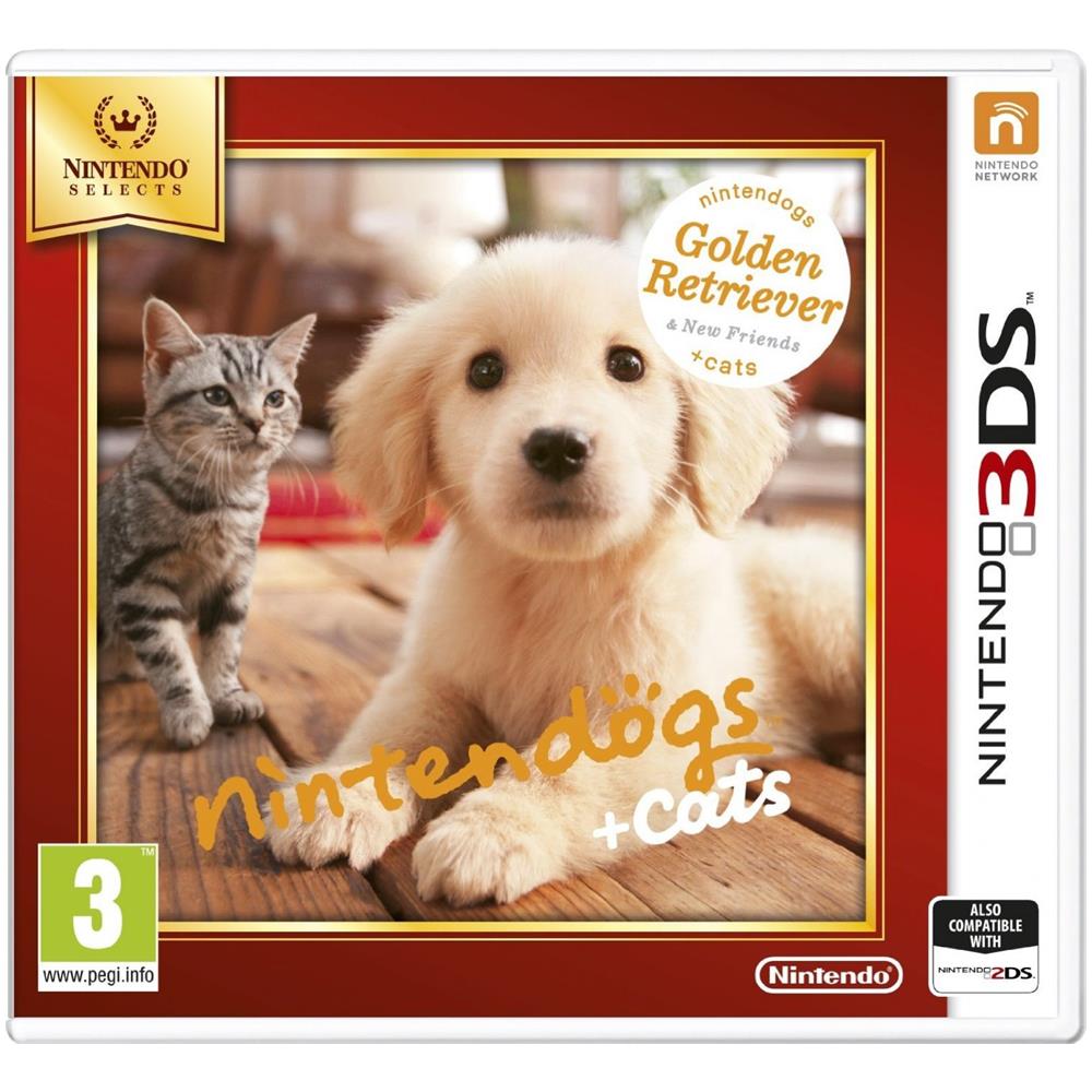 NINTENDO - gs + Cats: Golden Retriever, 3DS Basico 3DS Francese ...