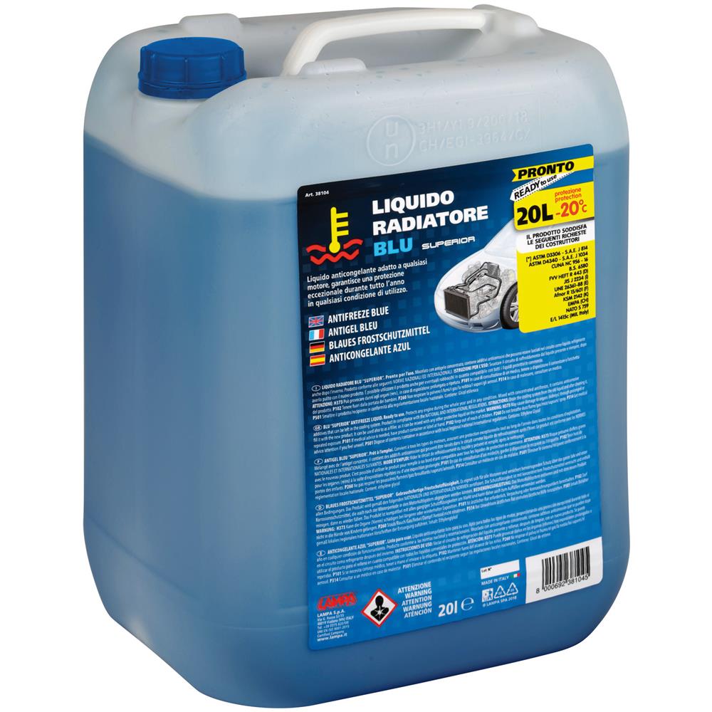 LAMPA - Superior-blu, Liquido Antigelo Radiatore (-20 c) - 20 L - ePRICE