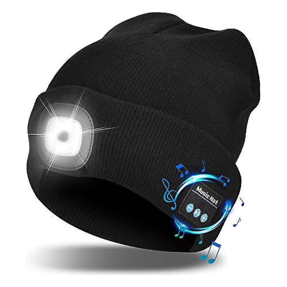 HTN - Cappello Da Berretto Illuminato A Led, Tappo Tech Di Cuffie ...