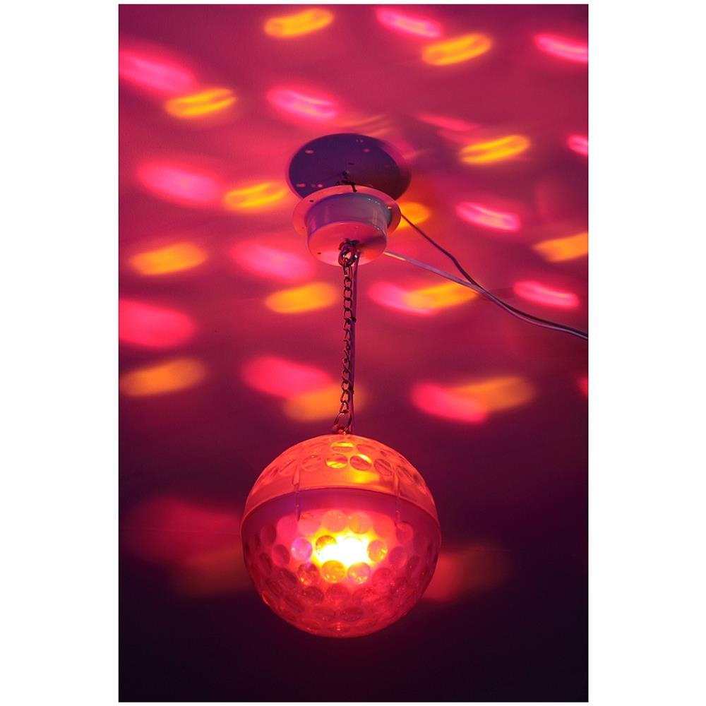 Ibiza Light - Licht Effect Rgbwa Dubbel Effect Astro Bal Met De Afstandsbediening - 8 "" / 20cm ...