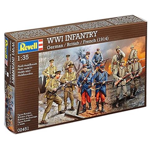 REVELL - World War I German British And French Soldier Figure Set - ePRICE