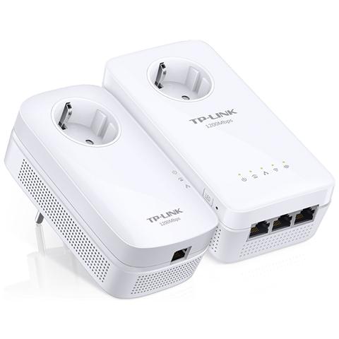 TP-LINK - Powerline Gigabit TL-WPA8630P KIT Wi-Fi AC con Presa Passante ...