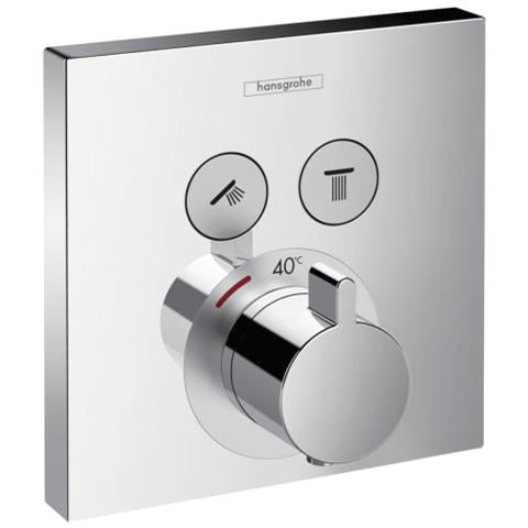 Hansgrohe - Miscelatore Termostatico Doccia Solo Parte Esterna - Cromo ...