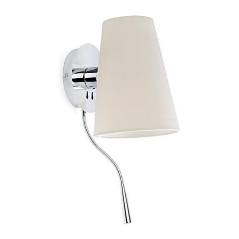 Faro Barcelona - Faro 29996 - Lupe Lampada Da Parete Cromo Con Lettore ...