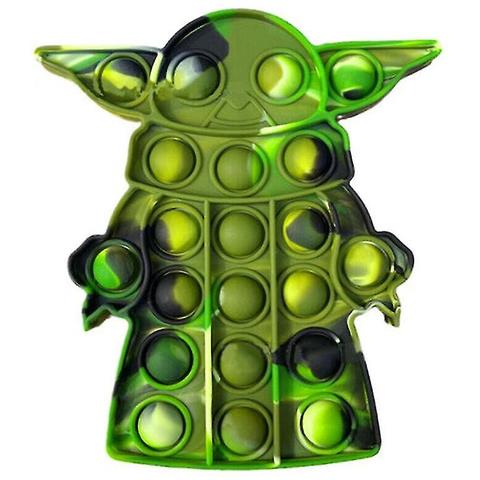 SLD - (verde) Baby Yoda Bubble Fidget Sensory Toy Sensory Popular ...