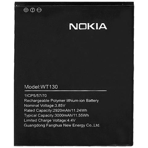 NOKIA - Batteria Litio Integrata Originale Wt130 Bulk Per 2 Ta1024 - 1. ...
