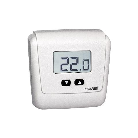 CEWAL - Termostato Elettronico Da Parete Et05 Bianco Termostati Cronotermostati - ePRICE
