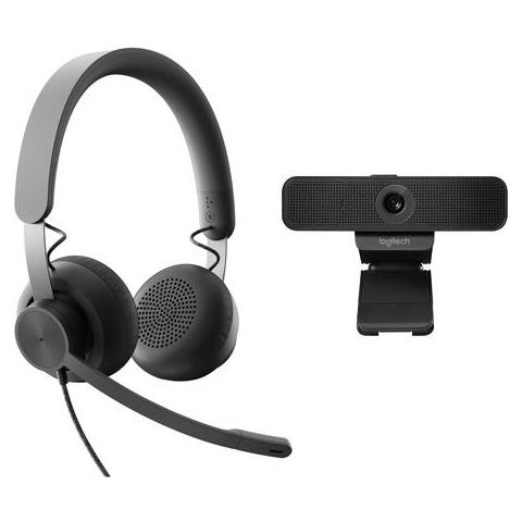 LOGITECH - Wired Personal Vc Teams Kit Graphite Usb Pluga Emea Teams ...