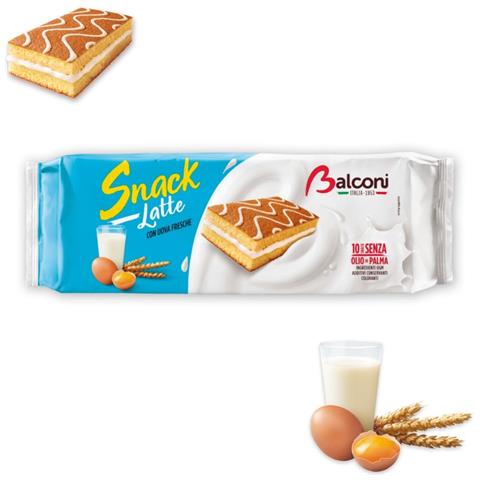 BALCONI - Snack Al Latte In Confezione Da 10 Brioches - 280 Grammi ...