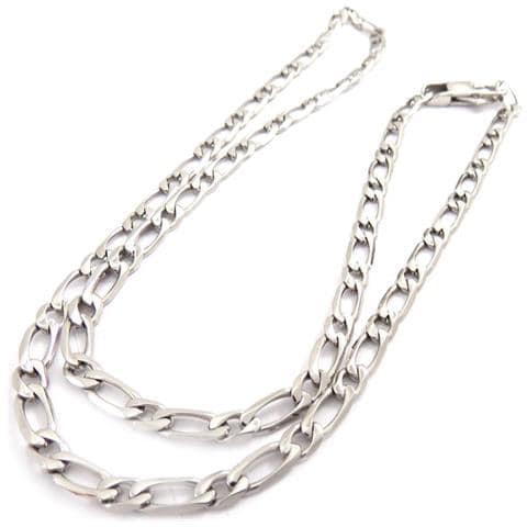 Les Trésors De Lily - acciaio catena 'maille figaro' 50 cm 4 mm ...