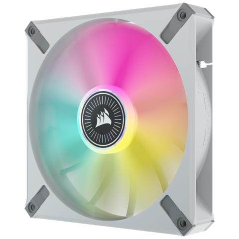 CORSAIR - ML ELITE Series, ML140 RGB ELITE WHITE, 140mm Magnetic ...