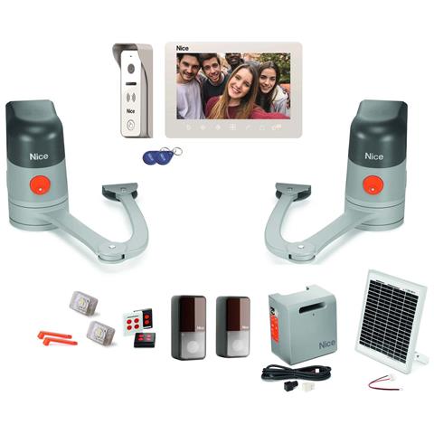 NICE HOME - Kit 7 Operatore Per Cancelli A Battente Maestro Start Kit ...
