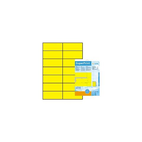 Herma - Labels yellow 105x42,3 SuperPrint 350 pcs. , Giallo, Labels ...