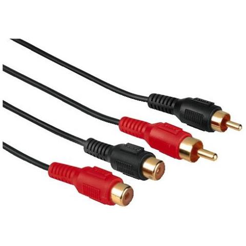 HAMA - Extension Cable 2 RCA (phono) Plugs - 2 RCA (phono) Jacks, 10 m ...