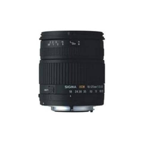 SIGMA - Wide Angle-Telephoto 18-125mm f / 3.5-5.6 DC Nikon, Nero - ePRICE