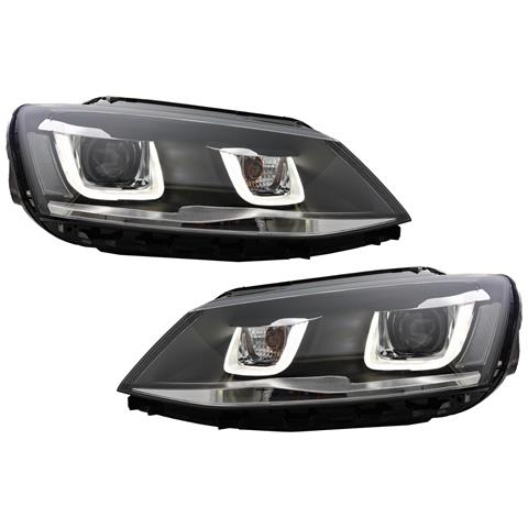 KITT SPECIALS - Fari Led Per Vw Jetta Mk6 Vi 11-17 Luce Gti 3d U Bi ...