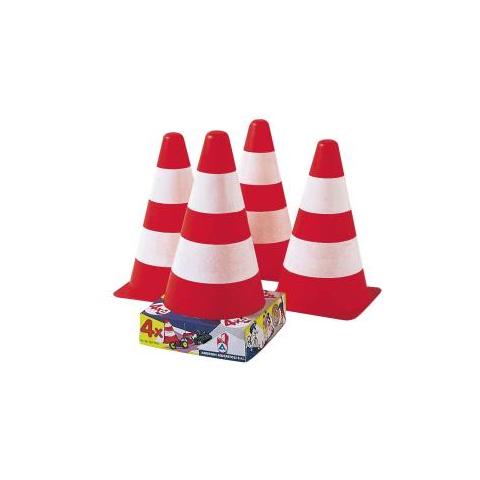 Androni - Coni Di Segnalazione Con Righe Serie da 4 Pezzi - ePRICE