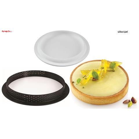 Silikomart - Forma Tonda Per Forno In Plastica Forata + Stampo In ...