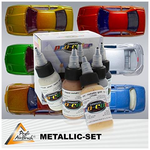 amur - Airbrush Set Di Colori F. Compressore Aerografo Hansa Pro ...