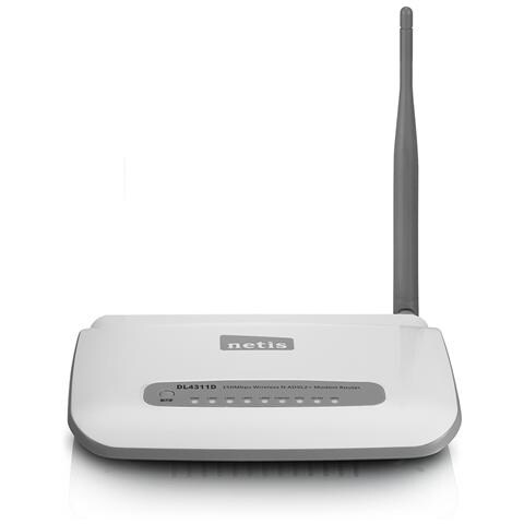Netis - Modem Router Wireless N300 con Antenna Staccabile Colore Bianco ...