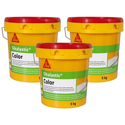 SIKA - Set Di 3 Sika Sikalastic Color Rivestimenti Impermeabili ...