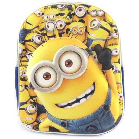 Minions - zaino 3d '' tribù (31x25x10 cm) - [ n0445] - ePRICE