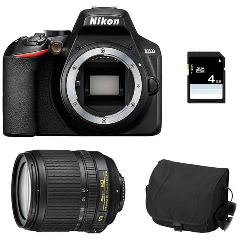 NIKON - D3500 + 18-105 VR + custodia + SD da 4 GB - ePRICE